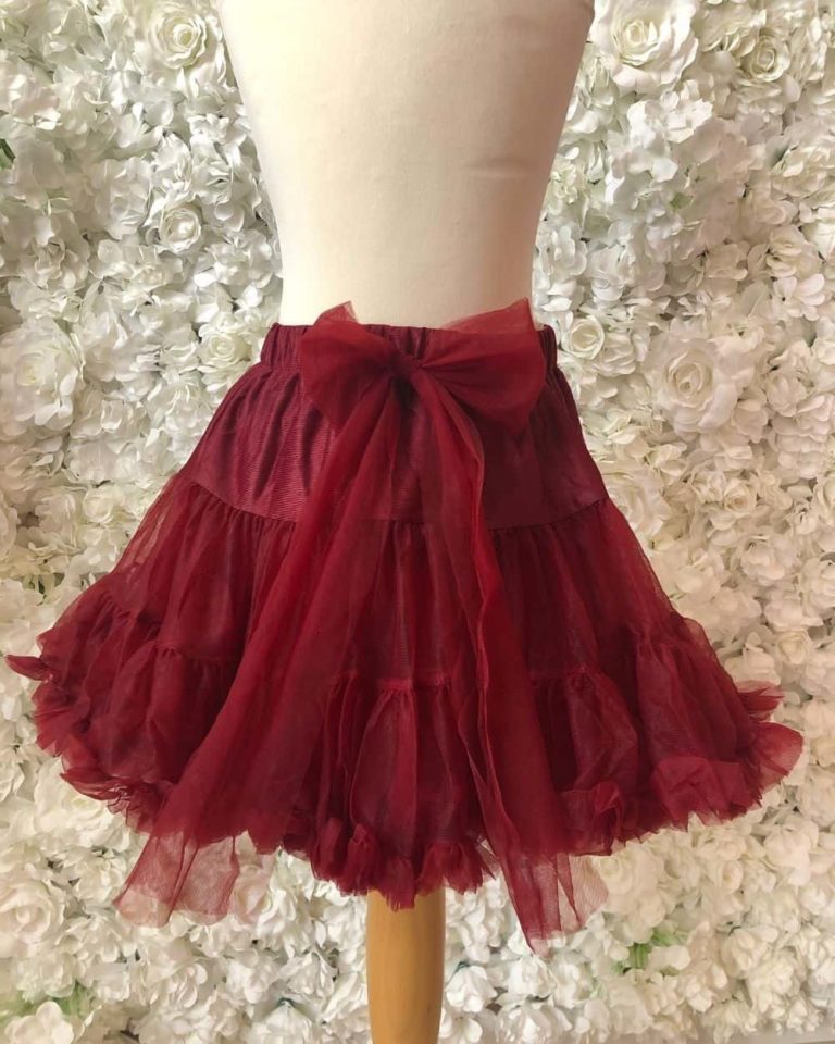 Tule Tutu Rokje Voor Meisjes ♡ Bordeauxrood ♡ So Cute!